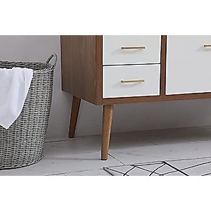 Elegant Kitchen and Bath 48 inch Bathroom Vanity Cabinet - White