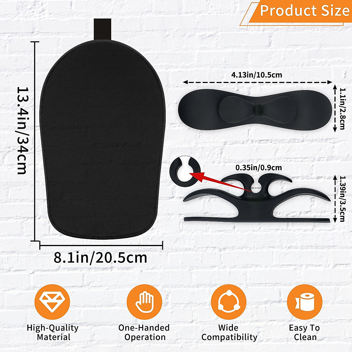 Mixer Slider Mat for Kitchenaid Stand Mixer Slider Mat with Bendable Cord Organizer for KitchenAid 6-8 Qt Appliances Air Fryer Slider Mat (6-8Qt, White)