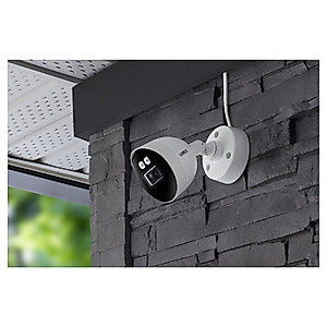 Lorex Indoor/Outdoor 4K Ultra HD Smart Deterrence CVI Wired Add-On Bullet Security Camera, Color Night Vision, Dual Warning LED Lights, Siren