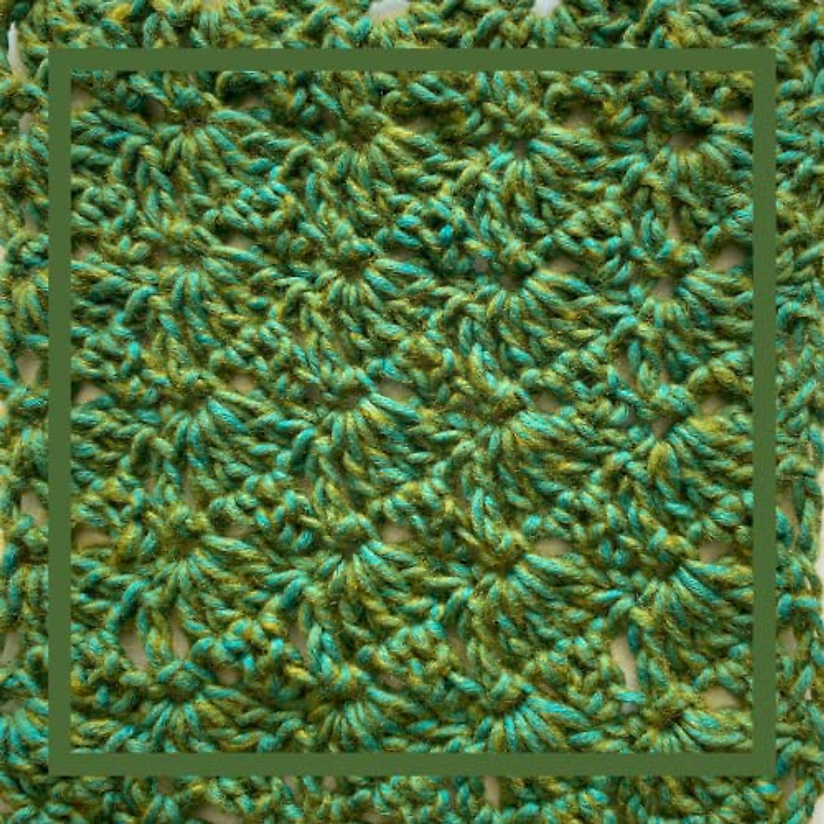 Cotton to The Core Knit & Crochet Yarn, Soft for Babies, (Free Patterns), 6 skeins, 852 yards/300 Grams, Light Worsted Gauge 3, Machine Wash (Mossy Green)