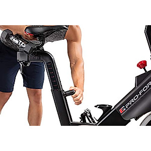 ProForm Studio Bike Pro 10 with 3 lb. Dumbbell Set and 30-Day iFIT Family Membership,Black