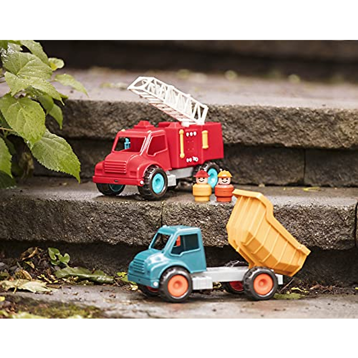Battat – Yellow Dump Truck – Classic Toddler Trucks – Kids Construction Toys – Soft Rubber Wheels – 18 Months + – Dump Truck
