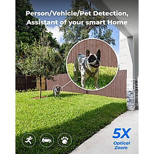 REOLINK 4K PoE NVR 8 Channel Pre-Installed 2TB HDD, 4K Ultra HD PoE Outdoor Security Cameras with Smart Detection, RLN8-410 NVR Bundle with RLC-810A and RLC-811A(5X Optical Zoom and Motion Spotlight)