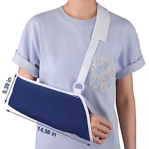 Ultrassist Arm Sling for Shoulder, Elbow, Wrist Injuries, Arm Sling Suitable for Teenagers with Lightweight and Breathable - Small Size