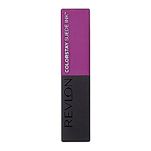 REVLON Lipstick, ColorStay Suede Ink, Built-in Primer, Infused with Vitamin E, Waterproof, Smudge-proof, Matte Color, 013 Stir The Pot, 0.09 oz.