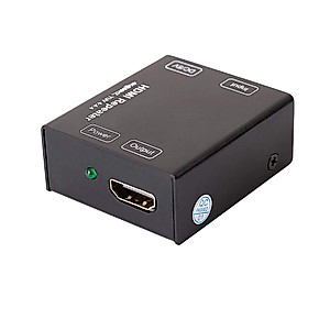 DTECH 4K2K HDMI 2.0 Signal Amplifier Booster Repeater 4K 60Hz YUV 444 18Gbps HDCP 2.2 CEC 3D 1080P Extender Boost up to 164 Feet Compatible with PS4 VR TV Box Blu-ray Player HDTV Monitor Projector