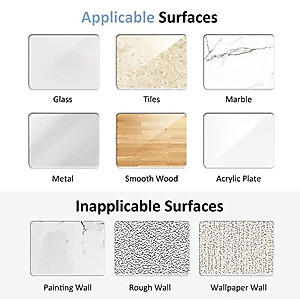 MEILIDY Broom and Mop Gripper, Clear Self Adhesive Mop Broom Holder Wall Mounted No Drilling Heavy Duty Cleaning Supplies Tools Storage Organizer for Laundry Bathroom Kitchen Garden Garage - 4 Pcs