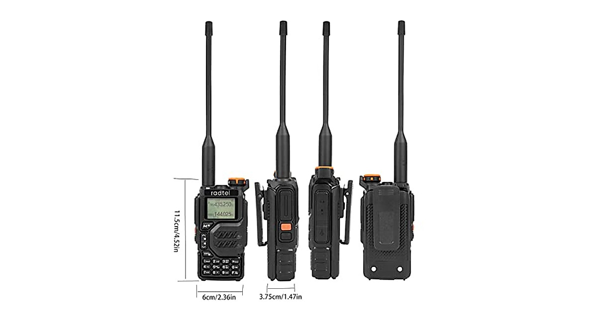 Radtel RT-590 Tri-Band Radio – Versatile 2-Way Radio with NOAA Alerts