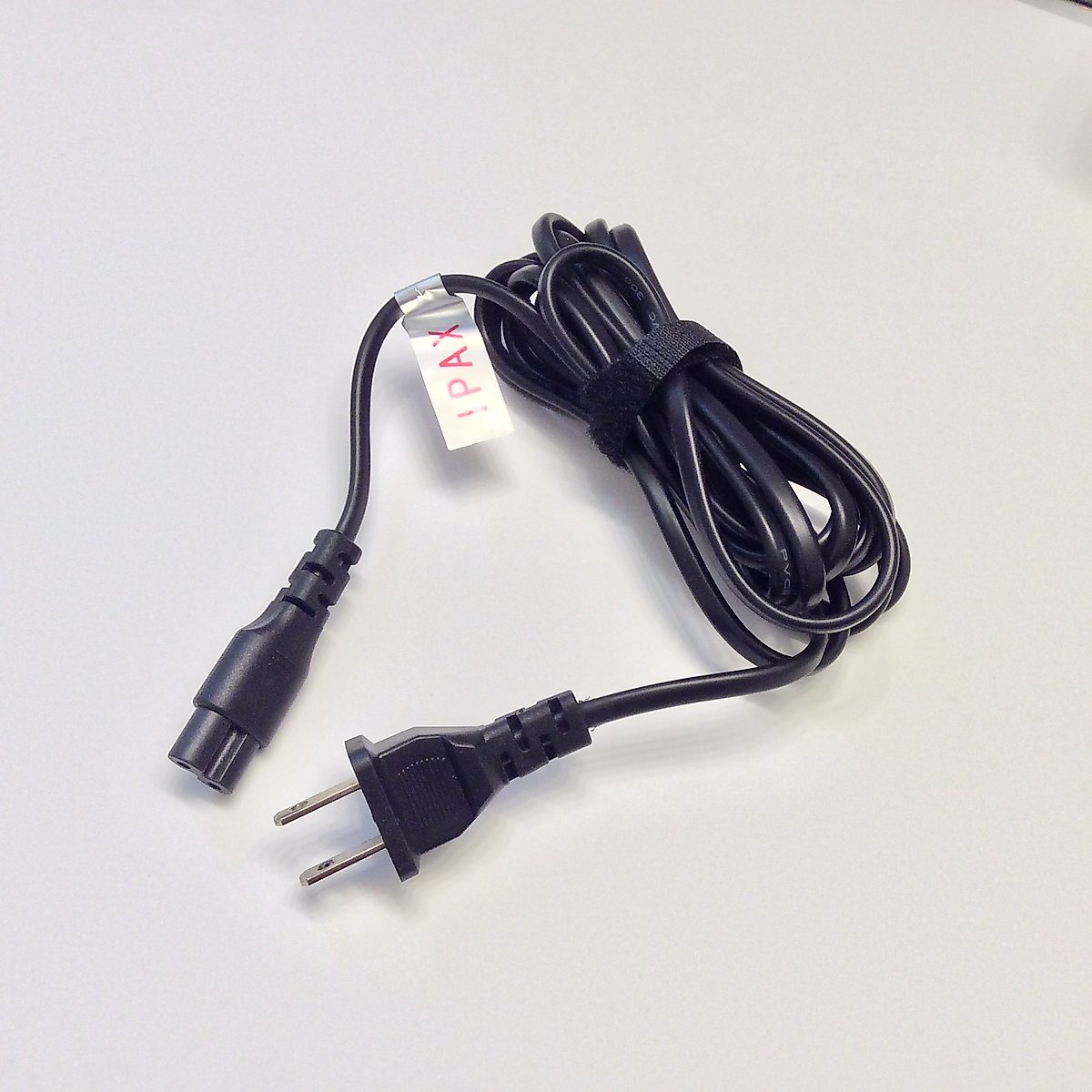 Ipax 10 Ft Long Two Prong AC Power Adapter Cord Cable Compatible with PS5 PS4 PS3 Slim LG TCL Samsung UN32EH5300 UN40EH5300 UN46EH5300 UN50EH5300 UN28H4000 UN40J5200 UN43J5200 UN48J5200 UN50J5200 TV