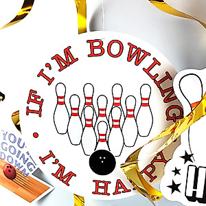 8pcs Bowling Birthday Party Hanging Swirls Bowling Party Ceiling Streamers Decorations for Bowling Ball Themed Kids Boy Girl Man Women Fun Birthday Baby Shower Party Supplies