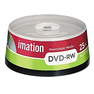 Imation 17346 DVD-RW 25 Pack Spindle 4x4.7 GB