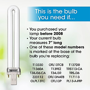 OttLIte T13330 13-Watt HD OttLite Replacement Bulb, Type A