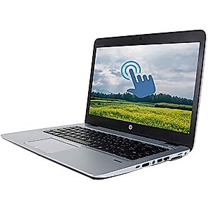 HP EliteBook 840 G4 14 inches Full HD Laptop, Touch Screen, Core i7-7600U 2.8GHz up to 3.9GHz, 16GB RAM, 512GB Solid State Drive, Windows 10 Pro 64Bit, CAM (Renewed)