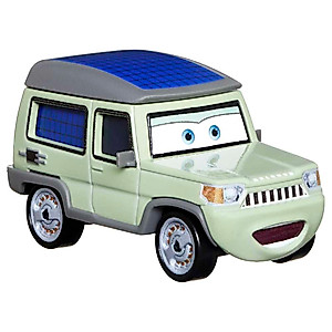 Disney and Pixar Cars Die-Cast Miles Axelrod Vehicle, 1:55 scale Fan Favorite Character Vehicles for Racing and Storytelling Fun, Gift for Kids Ages 3 Years and Older