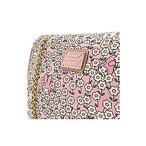 Loungefly x Sanrio My Melody Flower Field Patterned Crossbody Purse (One Size, Pink Multi)
