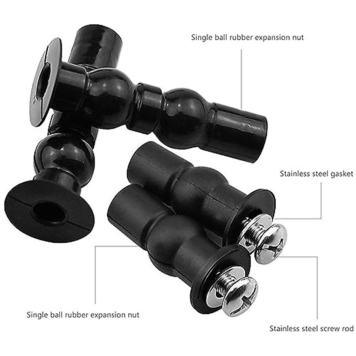 Mwsk Bathroom Expansion Screw Set Practical Multipurpose Accessory Practical for Kitchen Bedroom Toilet Supply