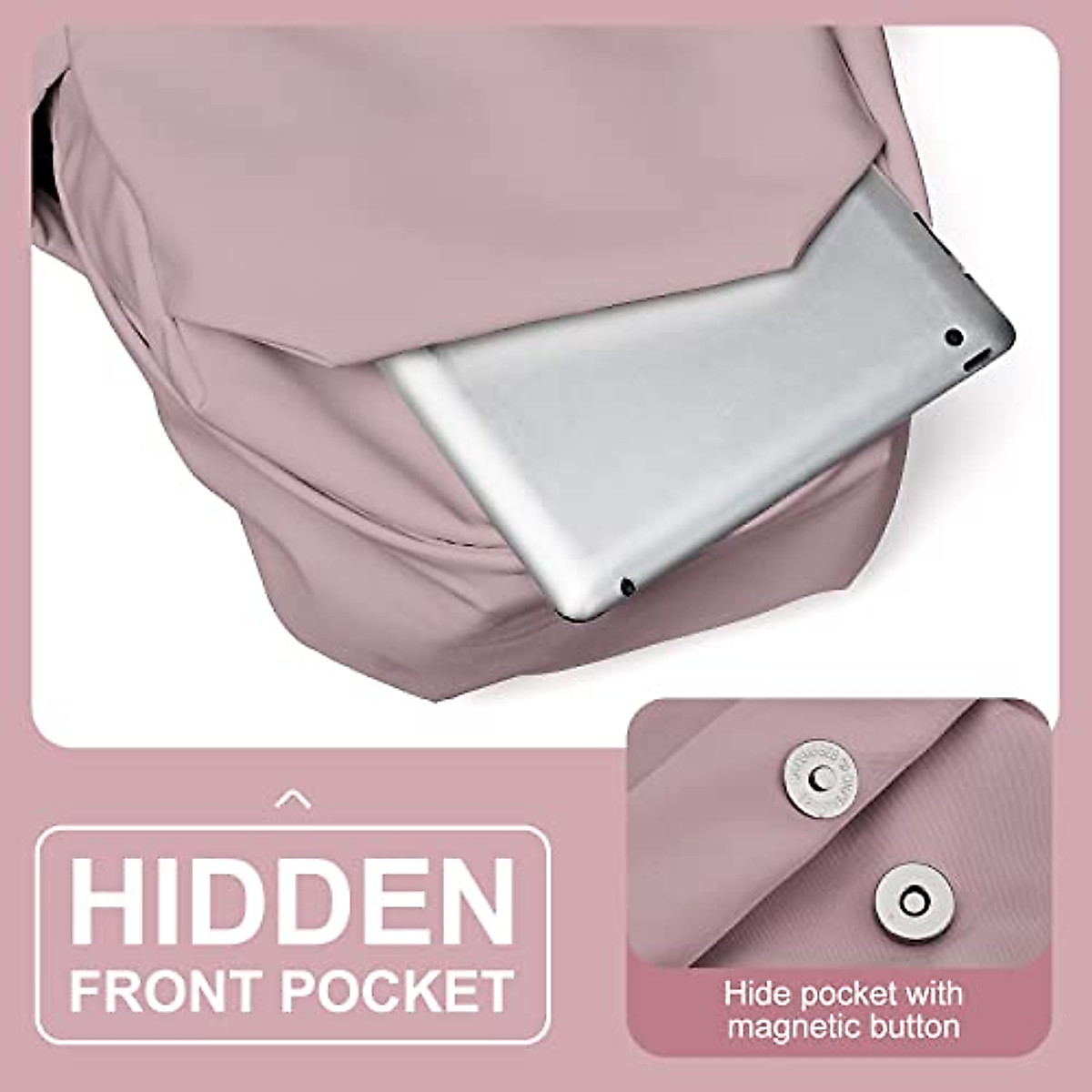 coofay Carry on Backpack For Women Men Waterproof College Gym Backpack Lightweight Small Travel Backpack Rucksack Casual Daypack Laptop Backpacks Hiking Backpack Purple