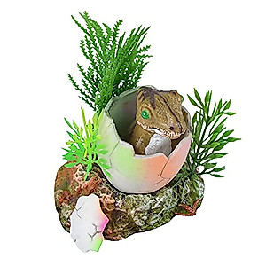 ZYHW Aquarium Dinosaur Thematic Decorations Fish Tank Dinosaur Egg Oxygen Action Air Bubble Crafts for Aquarium,Fish Tank Ornaments