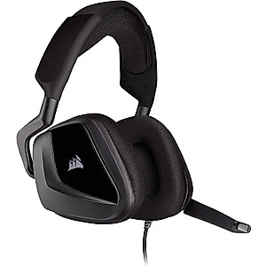 Corsair Void Elite Stereo Wired Gaming Headset Compatible with PC, PS4, Xbox One,and Mobile Devices - - Carbon (Renewed)