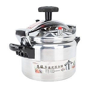 Haofy Large Capacity Pressure Cooker, Aluminum Alloy, Quick Cooking, Anti Stick Coating, Safety Design, Thickened, Commercial Household Use (7L)