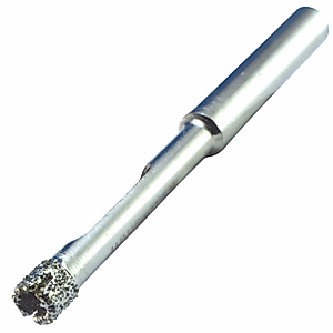 1/4" Diamond Drill Bit for Porcelain Tile Drill Bit 1/4 in x3 Tile and Glass Drill Bit 1/4 in Diamond Tip Bit with Guide Holds in Place SO NO Jumping 1/4 Porcelain Tile Drill Bit for Ceramic Tile 6mm