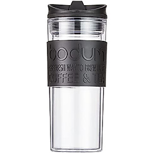 Bodum Travel Mug Insulated Plastic with Flip Lid 0.45 Litres