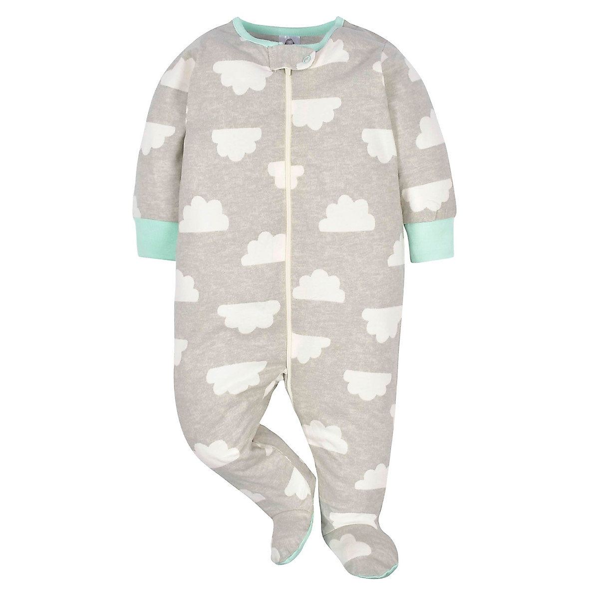 Gerber Unisex Baby 4 Pack Sleep 'N Play Footie Elephants 3-6 Months