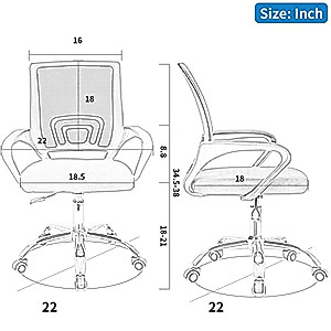 Bonzy Home 8ft Conference Tables Chair Set, 94.4"x47.2"x29.5" Table & 10pcs Chairs, Office Computer Desk and Chair Set for Meeting Room Office Furniture Set for 10 People