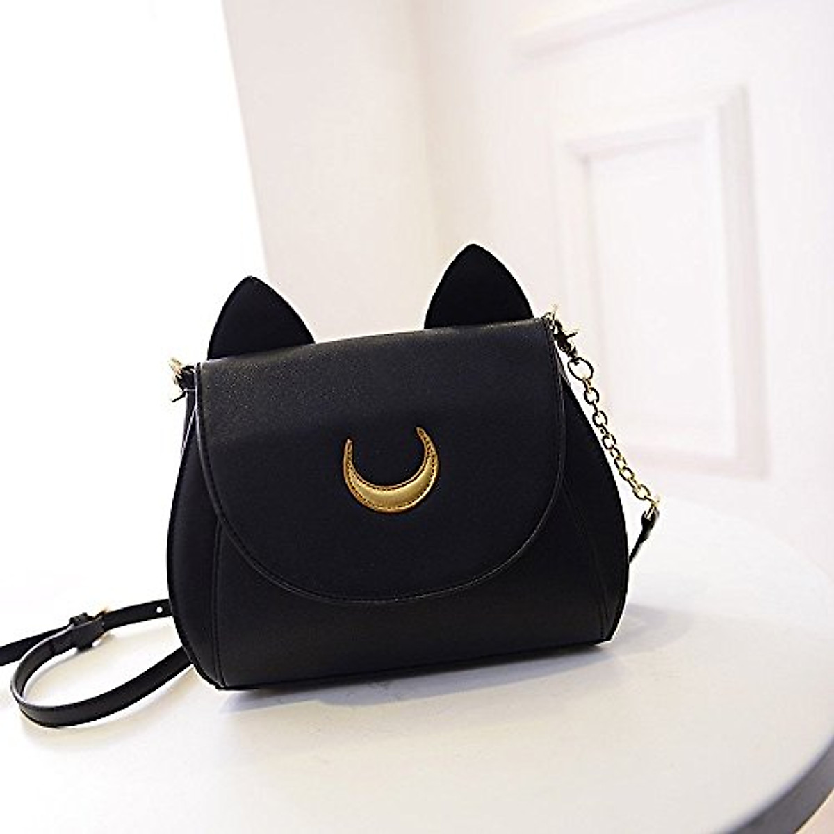 Cosplay Sailor Moon 20th Tsukino Usagi PU Leather Women Handbag Shoulder Bag (One Size, White) PIKTIME