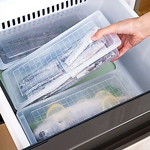 TERNCOEW Stackable Fruit Storage Containers For Fridge Removable Drain Tray Containers With Drain Tray Keep For For Veggie Large Glass Food Storage Containers