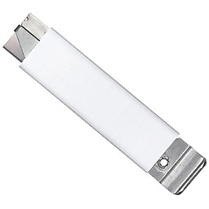 Box Cutter Utility Knifes (12 Pack) Bulk Retractable All Metal Design - Made in USA - Cardboard Opener, Single Edge Industrial Razor Blades with Scraper Attachment by Entrust Pro