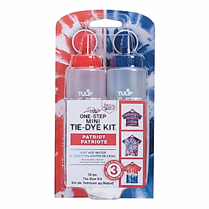 Tulip One Step Tie Dye Kit: Mini Patriotic Kit in Red and Blue (32453)