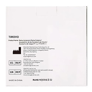 TiMOVO Multi-Color RGB Backlight Keyboard for PS5 Controller, Wireless Bluetooth Keypad Chatpad for PlayStation 5 Controller, Mini PS5 Game Keyboard Built-in Speaker with 3.5mm Audio Jack, Black