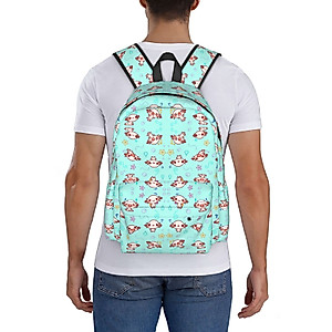 YISHOW 17 Inch Backpack With Adjustable Shoulder Straps Funny Avocado Lightweight Bookbag Casual Daypack For Travel Work