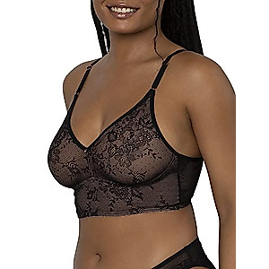 Smart & Sexy womens Sa1451 Bra, Black Hue (Smooth Lace), Large US