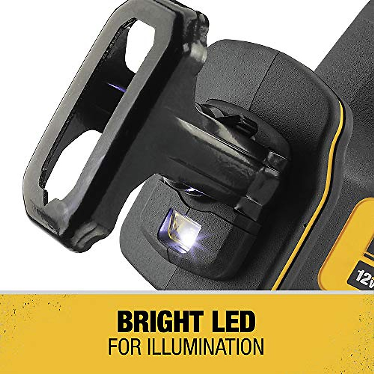 DEWALT XTREME 12V MAX* Reciprocating Saw, One-Handed, Cordless, Tool Only (DCS312B)
