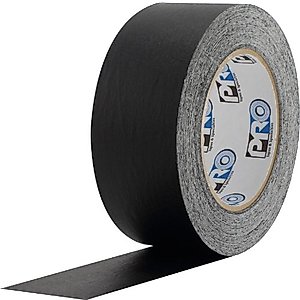 ProTapes Colored Crepe Paper Masking Tape, 60 yds Length x 1" Width, Black (Pack of 1)