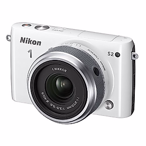 Nikon 1 S2 Digital Camera with 1 NIKKOR 11-27.5mm f/3.5-5.6 Lens (White)