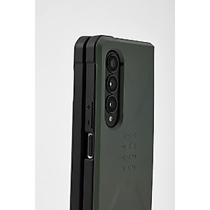 URBAN ARMOR GEAR UAG Designed for Samsung Galaxy Z Fold 4 Case 2022 Green Olive Civilian Sleek Ultra-Thin Shock-Absorbent Protective Cover