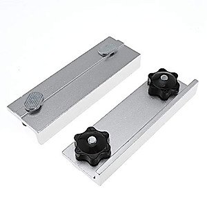 WoodWould Long Stop Kit with Knobs for 4 7 8 T Track System Woodworking Intersection Kit 2 Pack