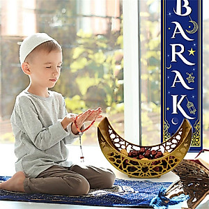 Crescent Moon Star Tray Ramadan Eid Mubarak Trays Platters,Pastry Tray Tableware Dessert Food Storage Container Display Holder for Party (A1)