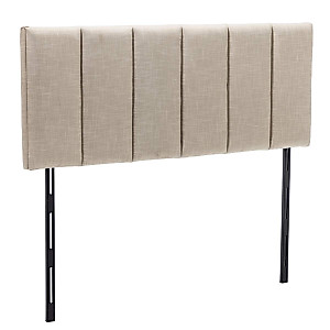 HAOBO Home Upholstered Headboards Foldable Queen/Full Linen Panels with Height Adjustments