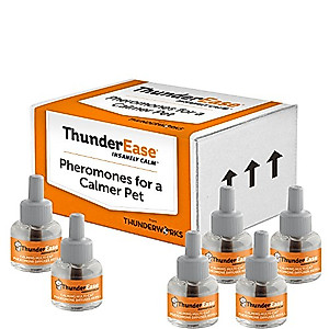 ThunderEase Multicat Calming Pheromone Diffuser Refill | Powered by FELIWAY | Reduce Cat Conflict, Tension and Fighting (180 Day Supply)
