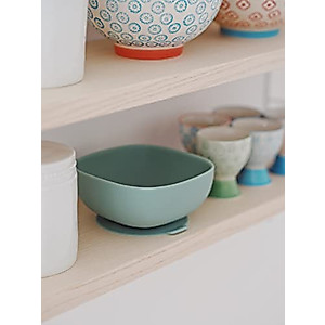 Beaba Silicone Suction Baby Bowl - Silicone Bowl, Toddler Bowls, Baby Bowls First Stage, Baby Necessities, Baby Essentials, Toddler Baby Feeding, Sage