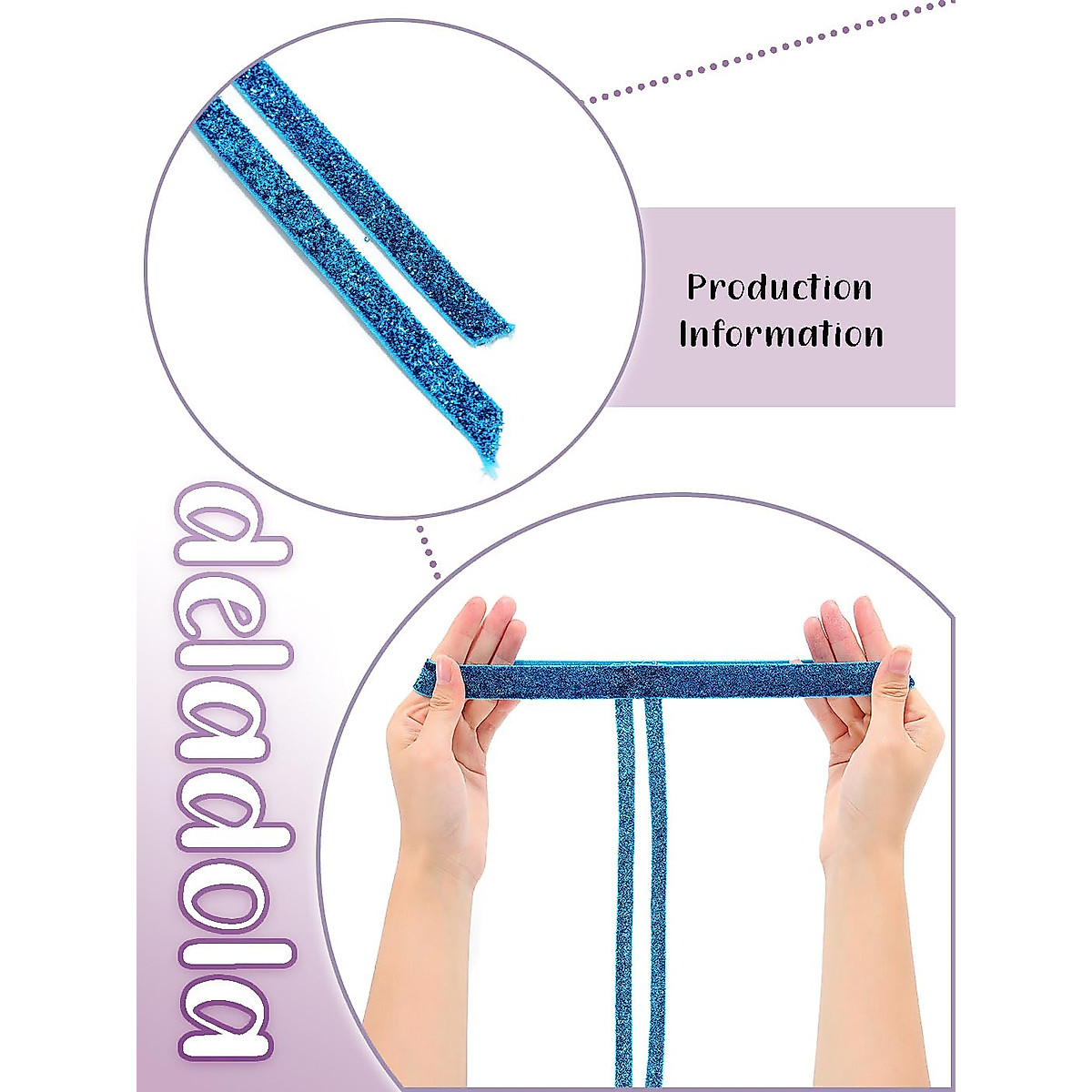 deladola Leg Wraps Rave Shiny Leg Straps Party Elastic Garter Music Festivals Costume for Women and Girls