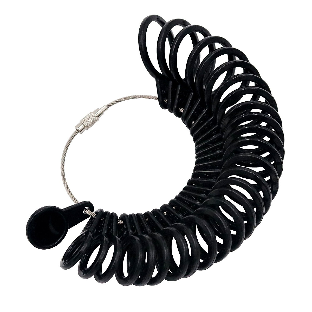 NIUPIKA Ring Sizer Set Finger Size Gauge Measure Tool Jewelry Sizing Tools Rings Size 1-13 with Half Size 27 Pieces