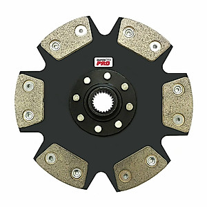 ClutchMaxPRO Performance Stage 4 Clutch Disc Plate with Alignment Tool Compatible with 1991-1995 Toyota Previa 1995-2004 Tacoma SR5 2.4L 2RZFE 2WD 4WD (CPLC56024R4DEAT-16076-ST4)