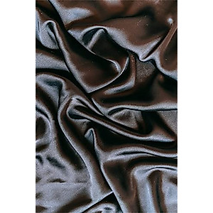 YJKIS 44" 100% Pure Silk Fabric Champagne Charmeuse Fabric by The Yard for Sewing Clothes DIY Crafts, Champagne