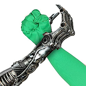 Chromakey Green Screen Gloves Hood Chroma Key Green Glove Hood Invisible Effects Background Chroma Keying Green Gloves and Hood for Green Screen Photography Photo Video Film Make