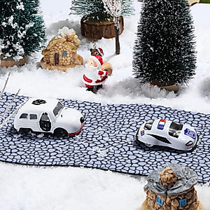 Christmas Village Accessories Christmas Village Brick Road Decorations Village Street Mat Miniature Cobblestone Brick Mat for Home Garden 4.7 x 47.2 Inch(Cobblestone Style,2 Pieces)